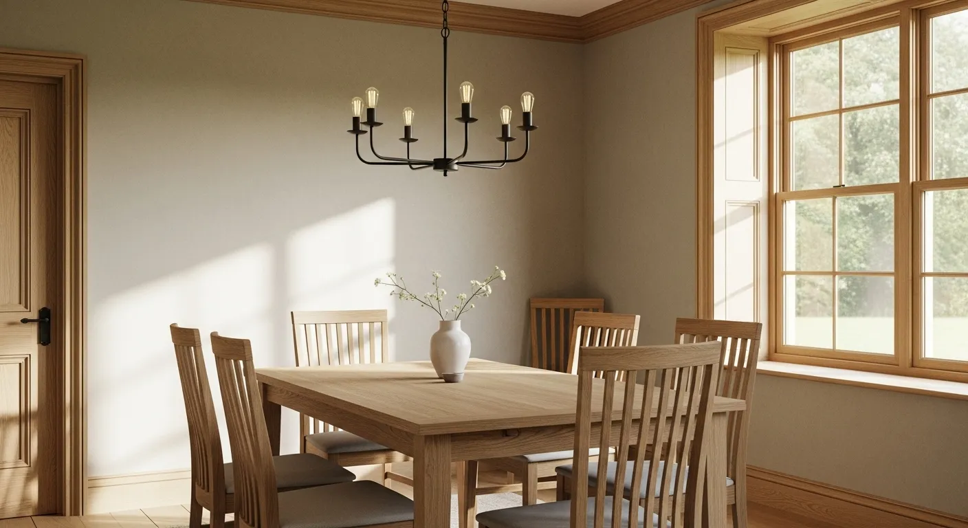19 Dining Room Paint Colors With Oak Trim That Balance Wood Tones