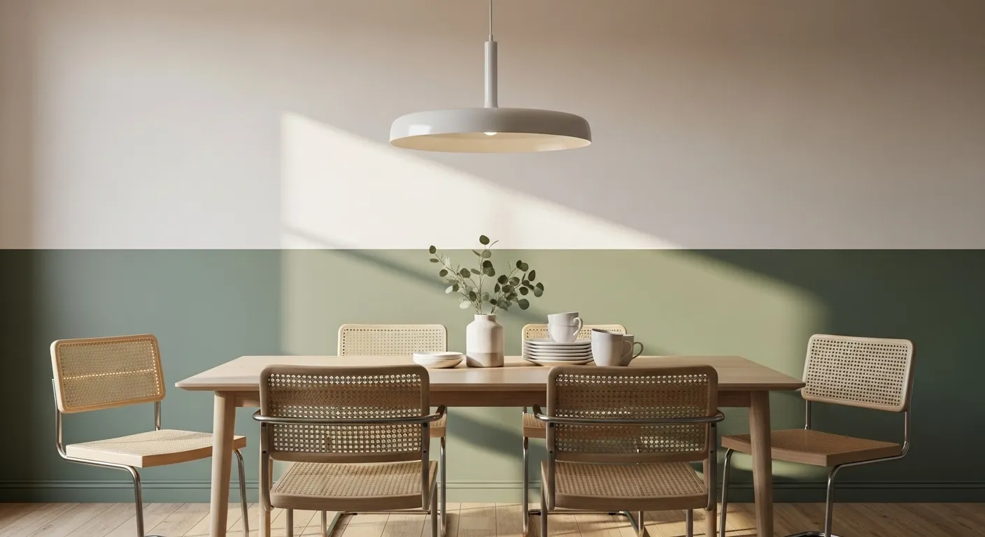 25 Two-Tone Dining Room Paint Ideas That Feel Modern