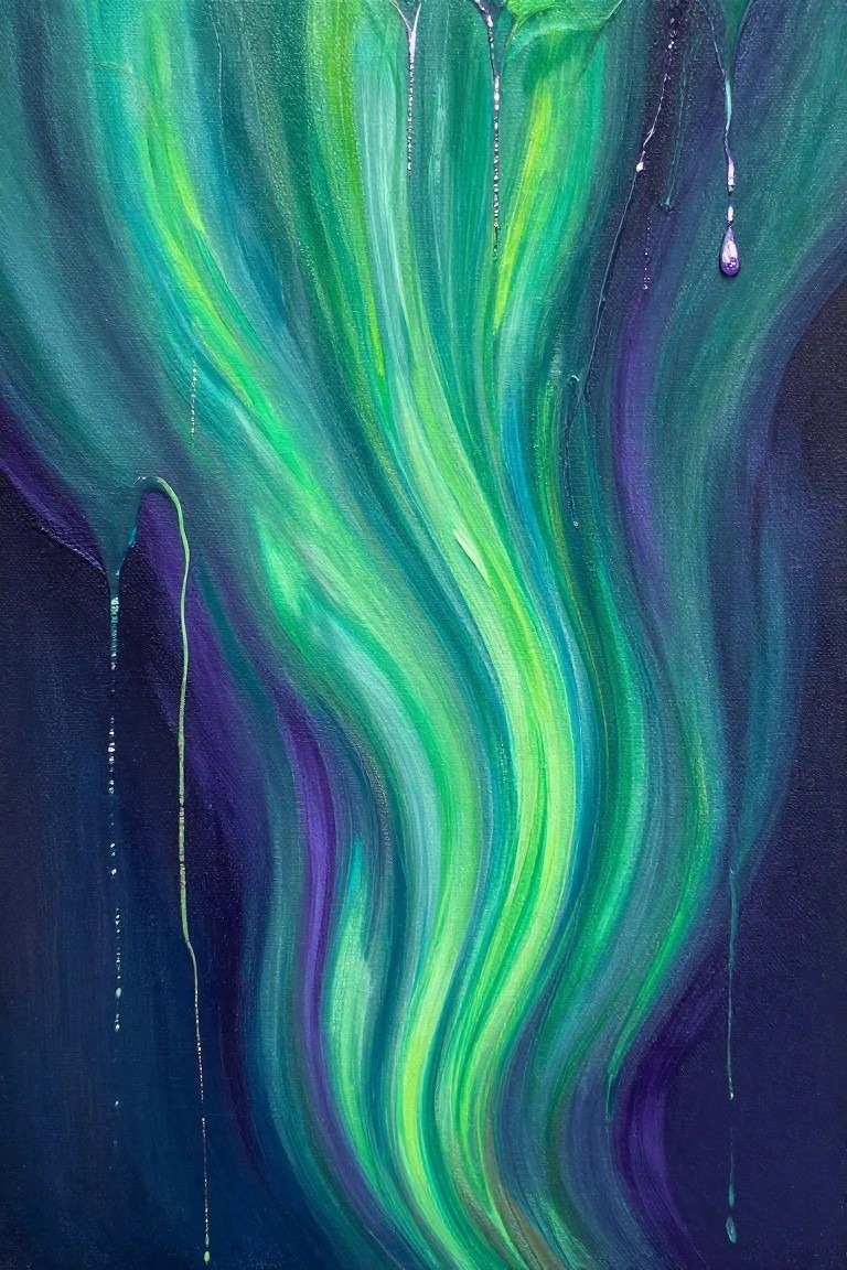 19 Unique Abstract Drip Painting Ideas Built Around Striking Color Movement