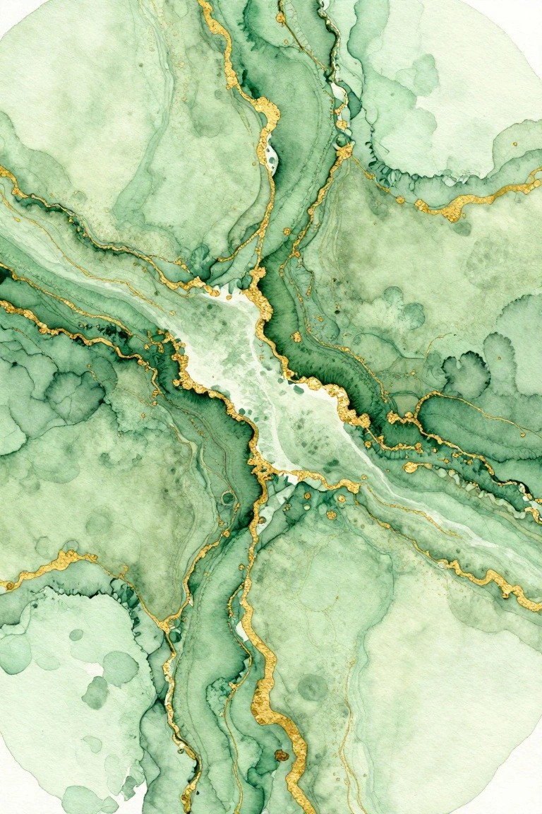 23 Soft Sage Green Abstract Painting Ideas For Quiet Organic Style